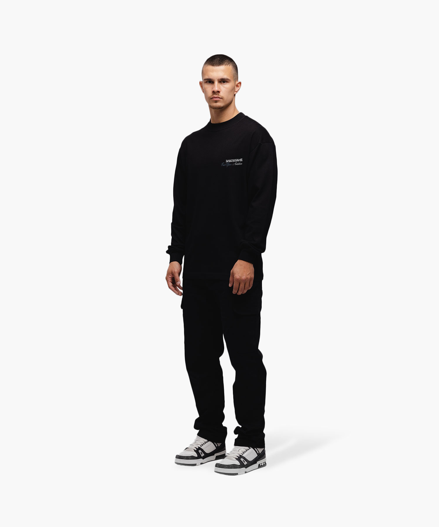 JorCustom - Ambition LongSleeve T-Shirt Black