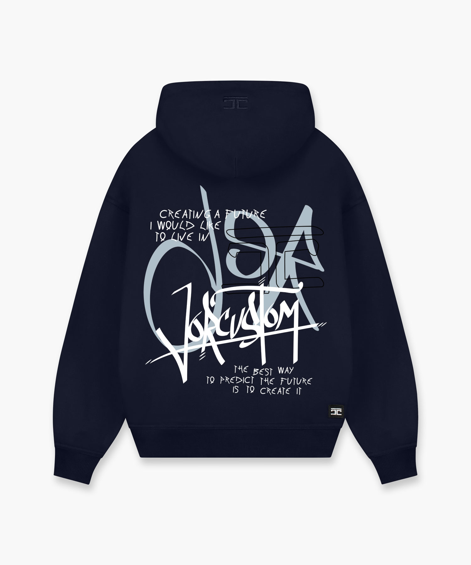 JORCUSTOM - Future Zipped Hoodie Black