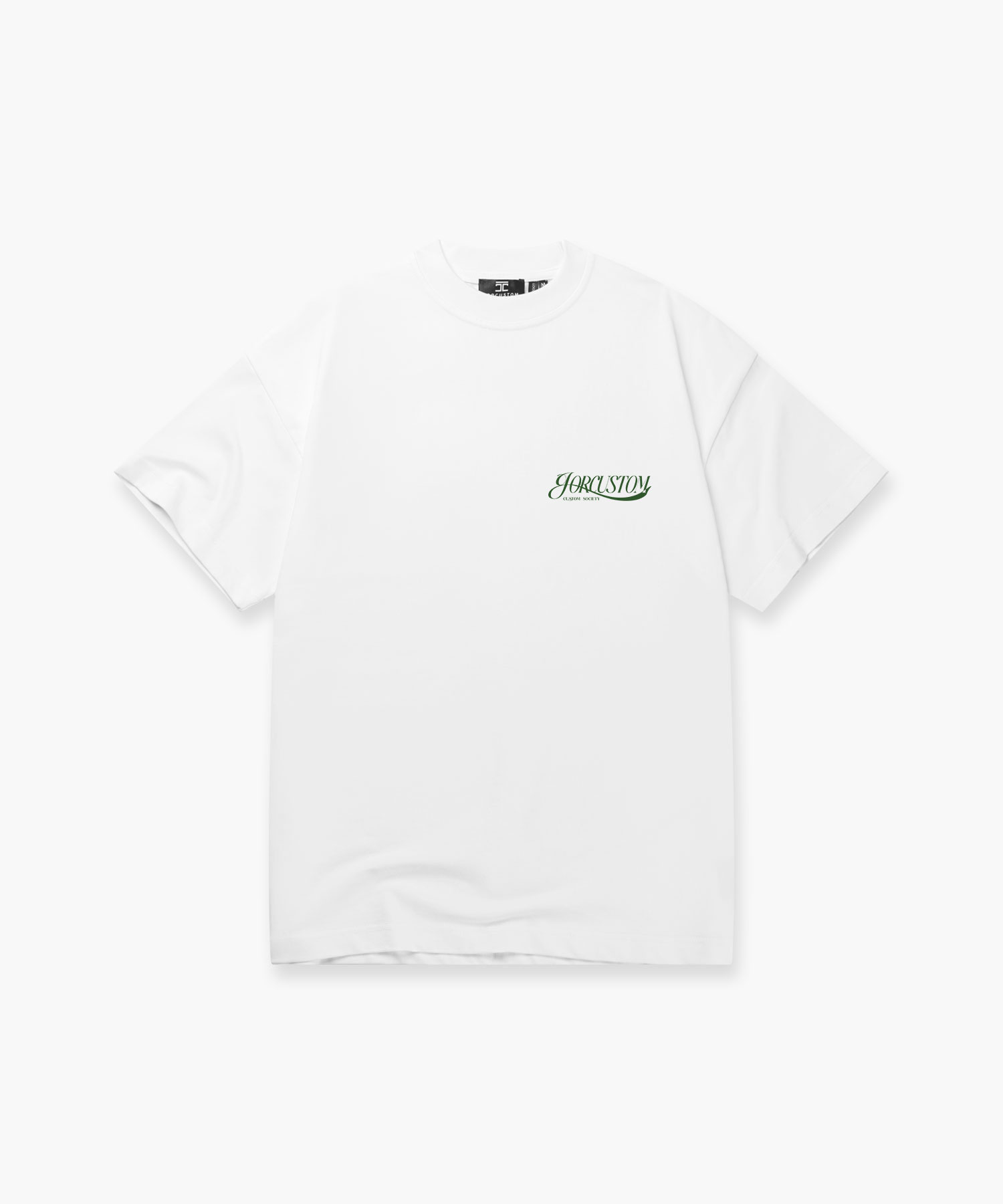 JORCUSTOM - Script Loose Fit T-Shirt White
