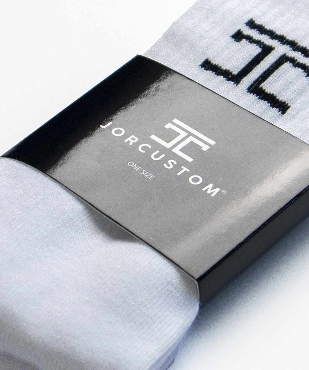JORCUSTOM - Black/White Socks 6Pack