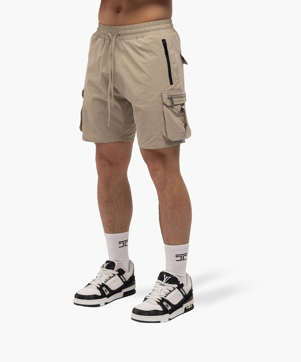 JORCUSTOM - Cargo Shorts Light Grey